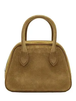 DUNST Suede Handbag - Brown