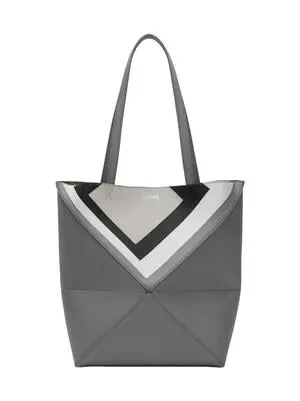 Loewe Medium Puzzle Fold Tote Bag - Grey