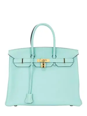 Hermès Birkin 35 Handbag - Bleu Atoll