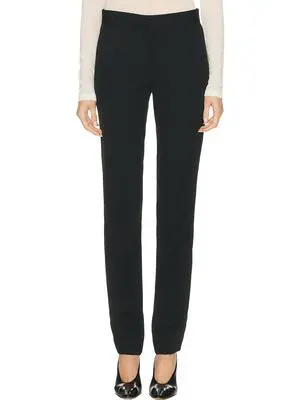 TOTEME Low-waist Slim Evening Trousers - Black