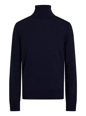 MAISON MARGIELA Wool Turtleneck Sweater - Navy