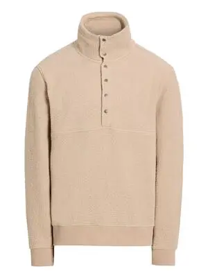 Paige Kolinski Fleece Half-zip Sweatshirt - Beige