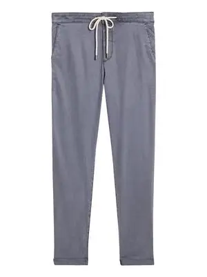 Paige Fraser Lyocell-blend Twill Drawstring Pants - Slate Blue