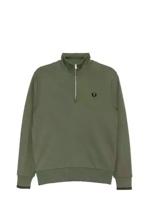 Fred Perry Logo-embroidered Sweatshirt - Green