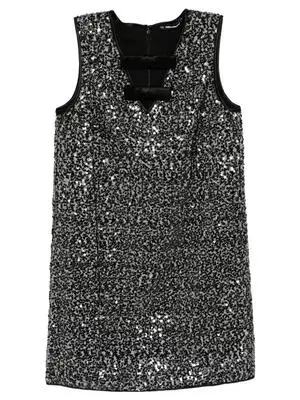 Karl Lagerfeld Sequin-embellished Mini Dress - Black
