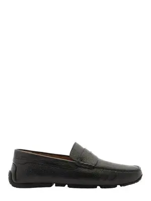 Bally Leather Loafers - Black