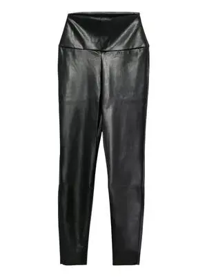 Norma Kamali Faux-leather Leggings - Black