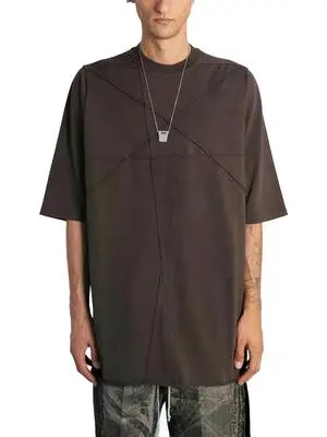 Rick Owens Seam-detailing T-shirt - Brown
