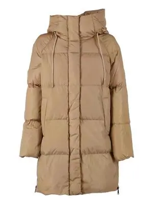 MAX MARA Hooded Long Imbottito Coat