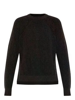 Sease Cashmere Ribbed Knit Sweater - Brown