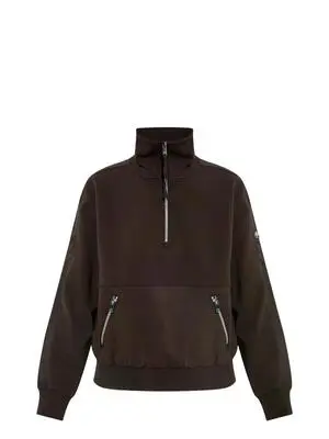 Moose Knuckles Quarter-zip Sweatshirt - Brown