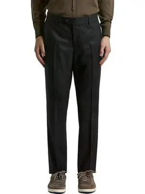 Peserico Buttoned Trousers - Grey