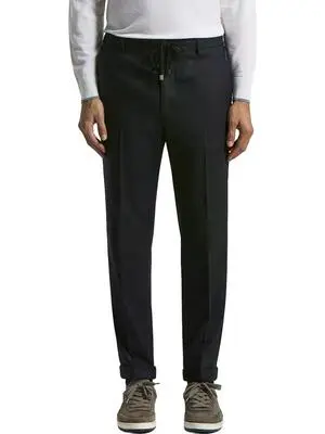 Peserico Drawstring Trousers - Blue