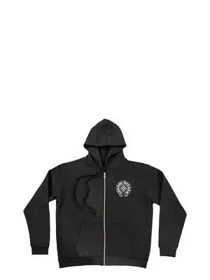 Chrome Hearts Las Vegas Zip-up Hoodie - Black