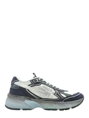 Palm Angels Appliqué Lace-up Sneakers - Blue
