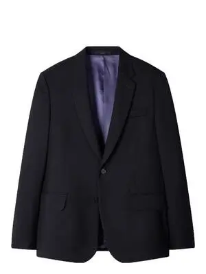 Paul Smith The Soho Tailored-fit Navy Wool 'a Suit To Travel In' Blazer - Blue