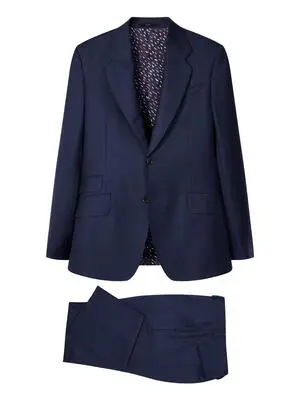 Paul Smith Navy Wool Suit - Blue