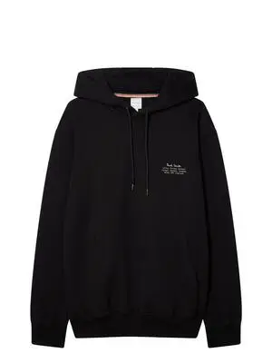 Paul Smith Signature Logo Hoodie - Black
