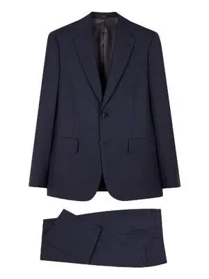 Paul Smith The Brierley Navy Wool 'a Suit To Travel - Blue