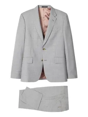 Paul Smith The Soho Tailored-fit Check Wool Suit - Grey