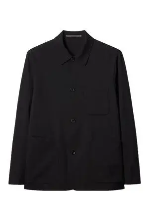 Paul Smith Two-ply Hopsack Wool Work Jacket - Black