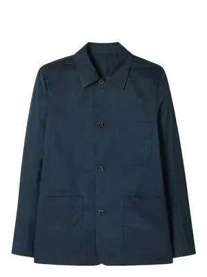 Paul Smith Peached Nylon-blend Work Jacket - Blue