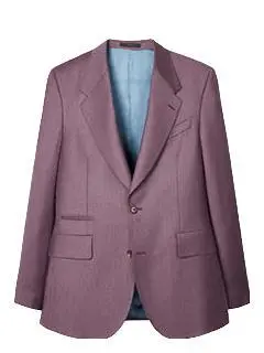 Paul Smith Overdyed Wool-cashmere Flannel Blazer - Purple