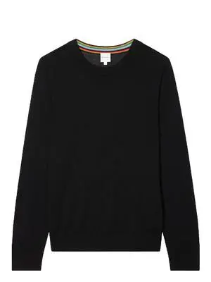 Paul Smith Merino Wool Crewneck Sweater - Black