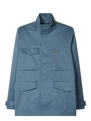 Paul Smith Light Peached Nylon-blend Field Jacket - Blue