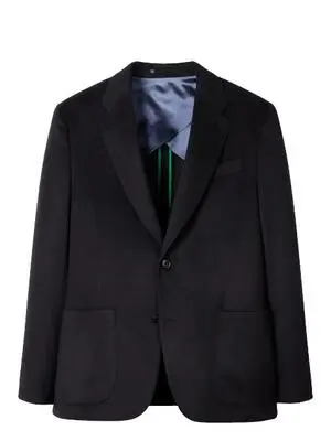 Paul Smith Navy Cashmere Two-button Blazer - Blue