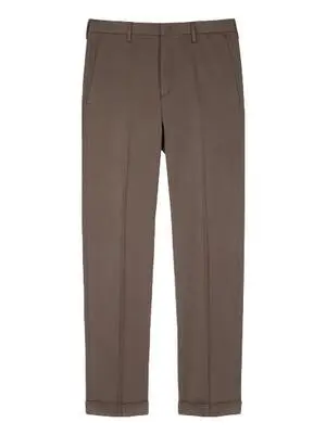 Paul Smith Slim-fit Dark Cotton-stretch Chinos - Grey