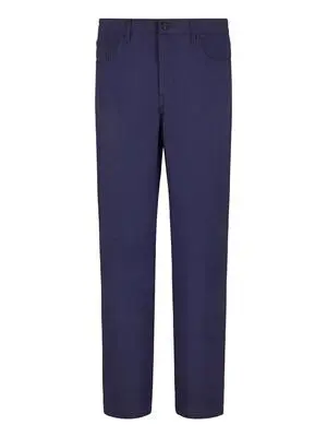 Canali Pure Wool Impeccabile Pants - Blue