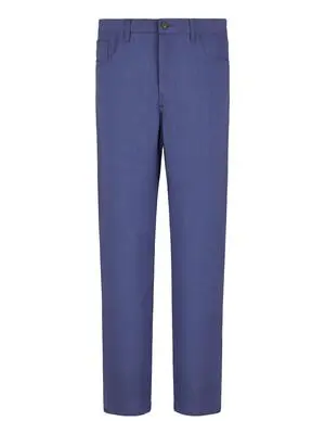 Canali Pure Wool Impeccabile Pants - Blue