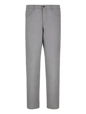 Canali Pure Wool Impeccabile Pants - Grey