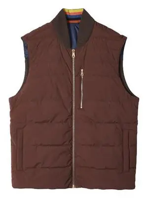 Paul Smith Hybrid Down Gilet - Red