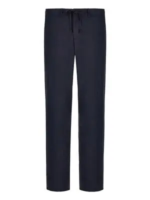 Canali Impeccabile Wool Pants Blue