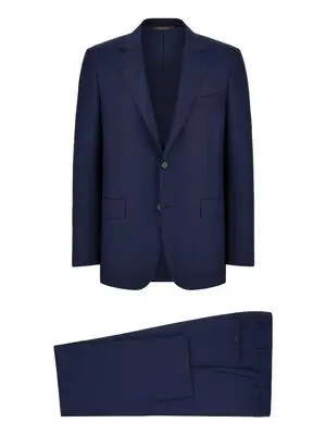 Canali Suit In Wool - Blue