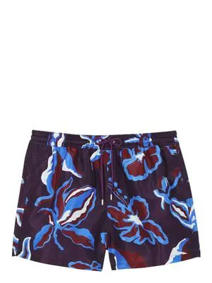 Paul Smith Printed Swim Shorts - Purple