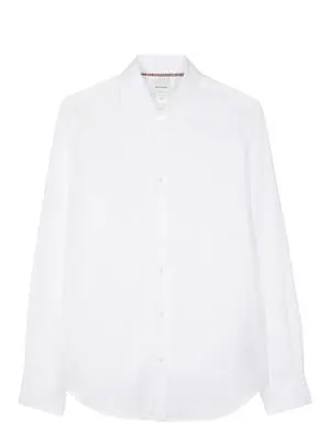 Paul Smith Slim-fit Linen Shirt - White