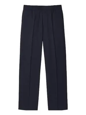 Paul Smith Two-ply Hopsack Wool Trousers - Blue