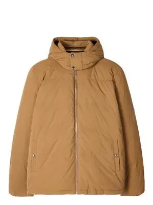 Paul Smith Down Jacket With Detachable Hood - Brown