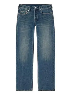 Paul Smith Straight-fit Vintage-wash Jeans - Blue