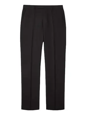 Paul Smith Tapered Linen Trousers - Blue