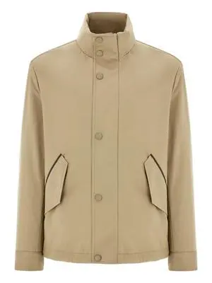 Canali Technical Fabric Jacket - Beige