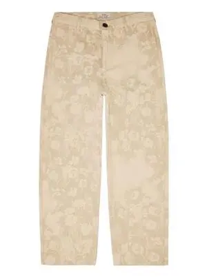 PAUL SMITH + LEE Jacquard Tapered Trousers - Brown