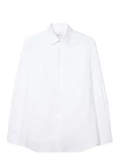 Paul Smith Modern-fit Cotton-twill Shirt - White