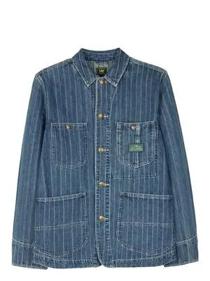PAUL SMITH + LEE Mid-wash Chore Coat - Blue