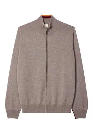 Paul Smith Cashmere Full-zip Cardigan - Grey
