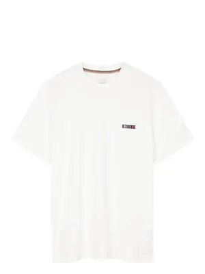 Paul Smith Signature Stripe' Logo T-shirt - White