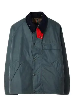 PAUL SMITH LOVES BARBOUR Slate Transport Wax Jacket - Grey